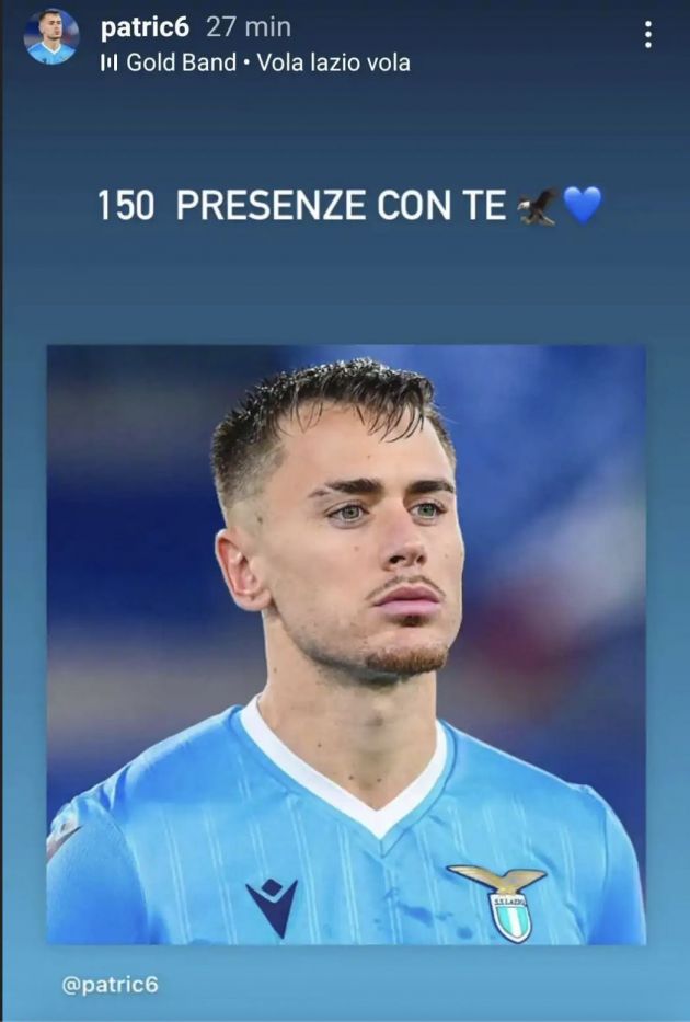 Photo - Patric Celebrates 150 Appearances With Lazio | The Laziali
